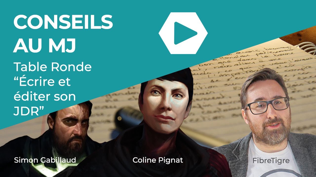 Table Ronde – Écrire et éditer son jdr – Rôliste TV