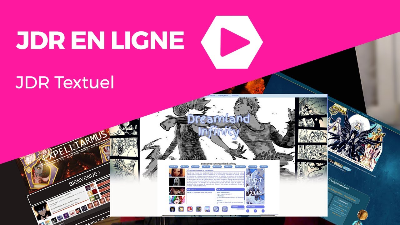 JDR en ligne : JDR Textuel - Rôliste TV